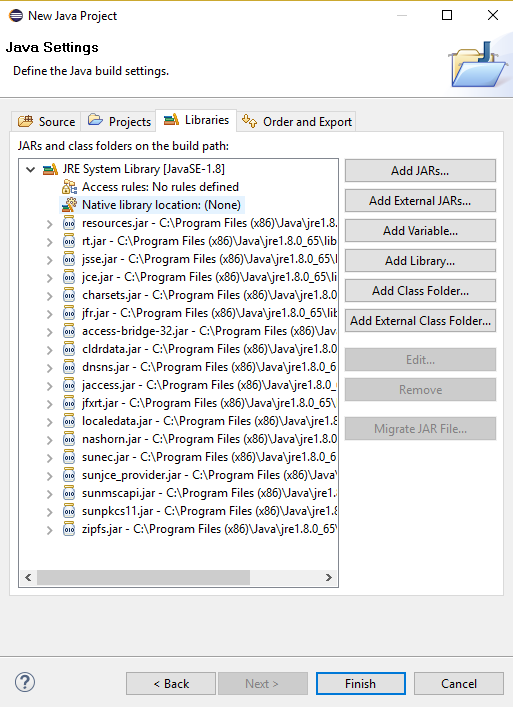 Using Eclipse and Java - NSL/NSA (Library V3.2 or greater) combo. – Support Center