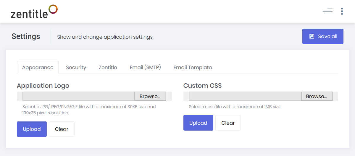 End-User Portal Administration – Support Center
