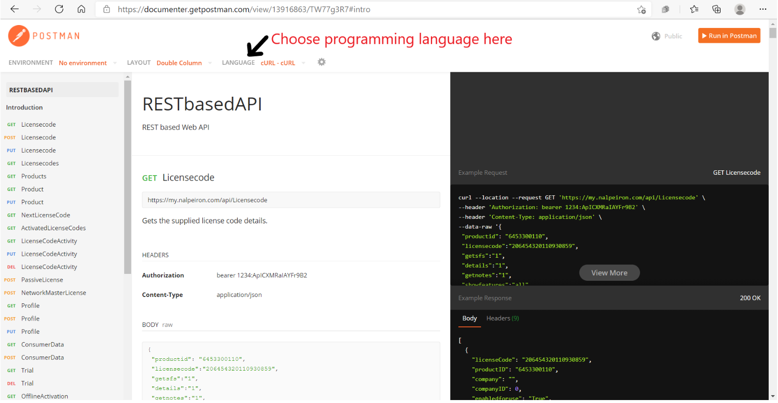 REST-Based Web API Version 1 – Support Center