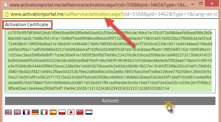 Offline Activation and Deactivation – Support Center