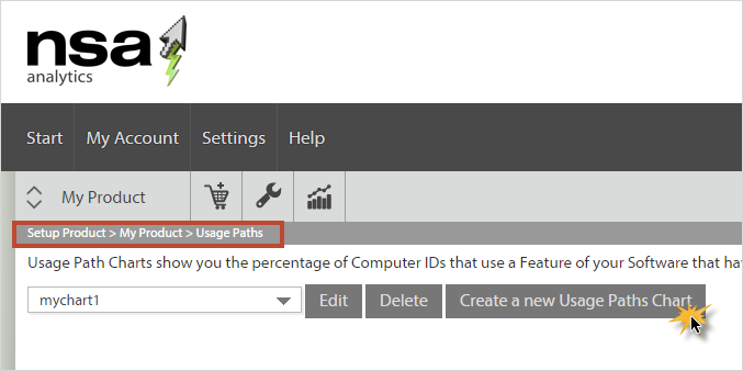 Usage Path Setup and Reports – Support Center