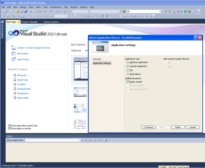 Building C/C++ Project in Visual Studio – Support Center