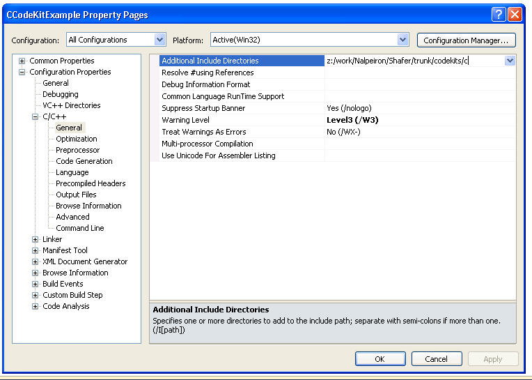 Building C/C++ Project in Visual Studio – Support Center