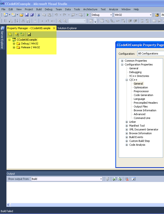 Building C/C++ Project in Visual Studio – Support Center