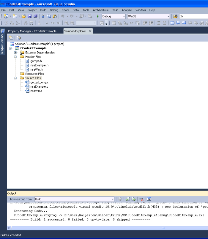 Building C/C++ Project in Visual Studio – Support Center