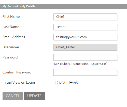 Managing Your Account – Support Center
